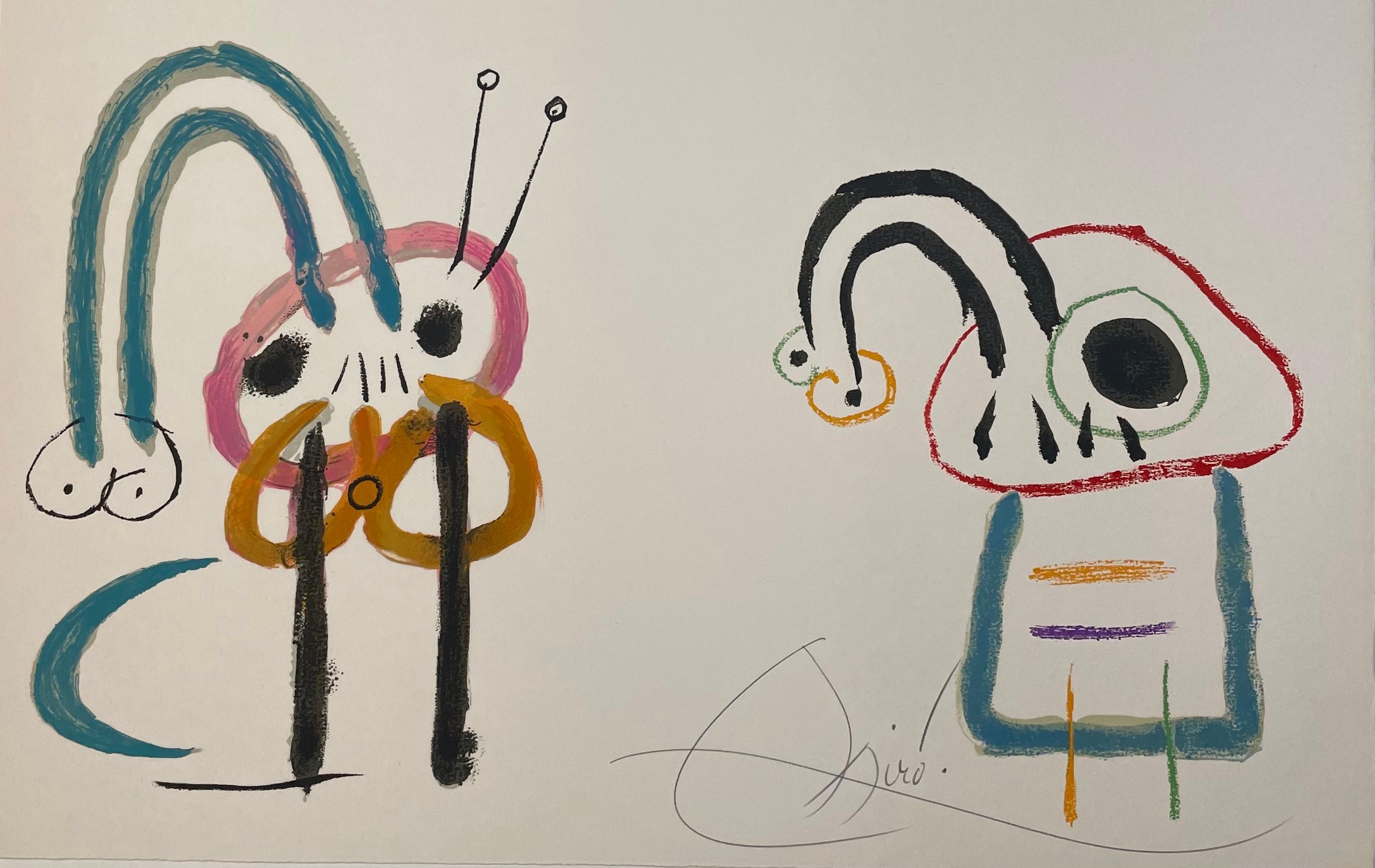 Joan Miró - Joan Miro, Ubu Roi m.489 For Sale at 1stDibs