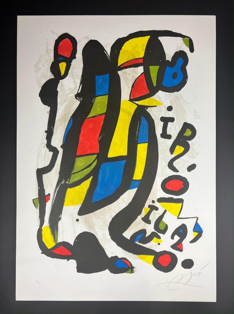 Joan Miró - Joan Miró - Miró Milano - hand-signed Lithograph on Arches ...