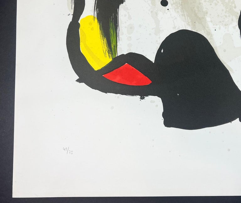 Joan Miró - Joan Miró - Miró Milano - hand-signed Lithograph on Arches ...