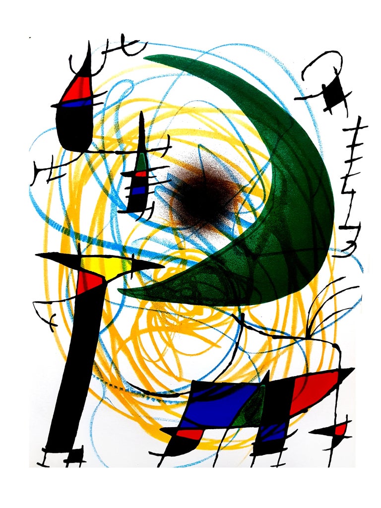 Joan Miró - Joan Miro - Original Abstract Lithograph at 1stDibs