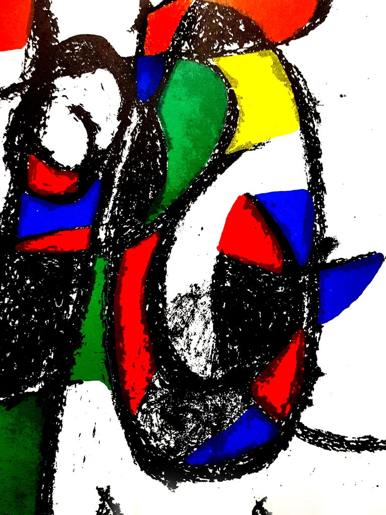 Joan Miró - Joan Miro - Original Abstract Lithograph For Sale at 1stDibs
