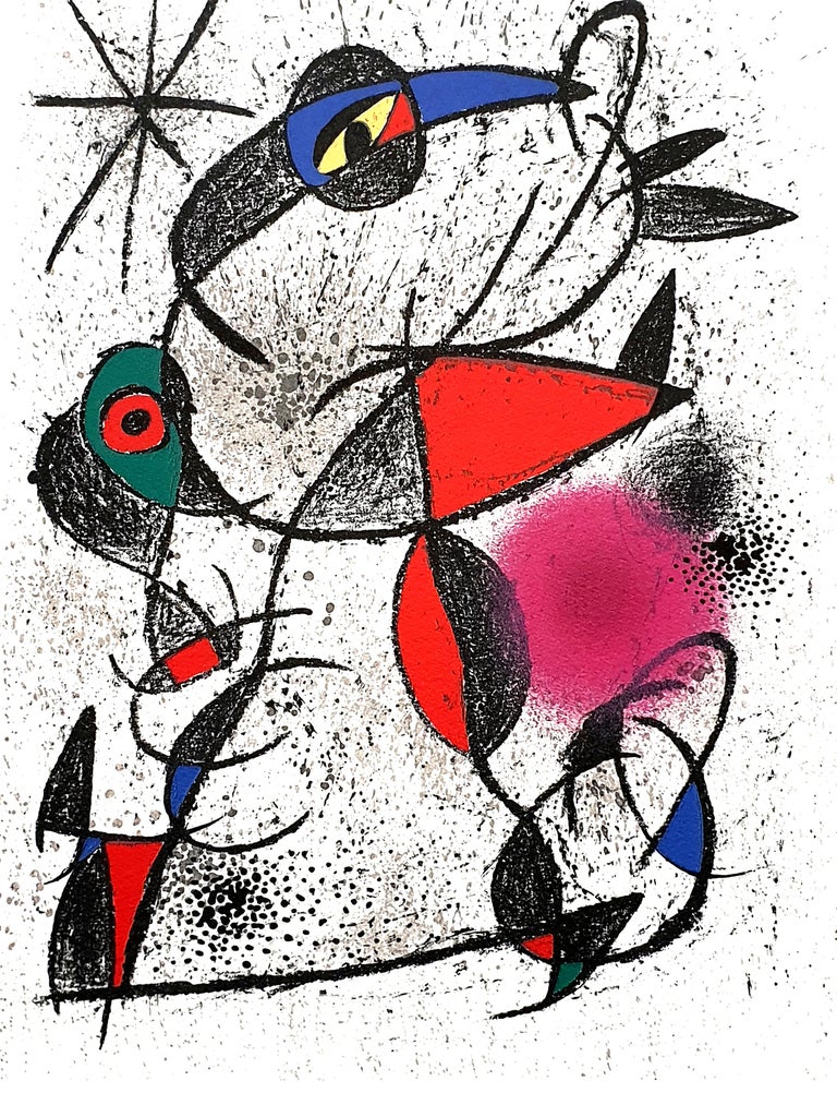 Joan Miró - Joan Miro - Original Abstract Lithograph For Sale at 1stDibs