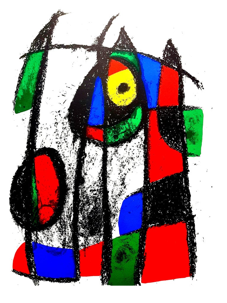 Joan Miró - Joan Miro - Original Abstract Lithograph For Sale at 1stDibs