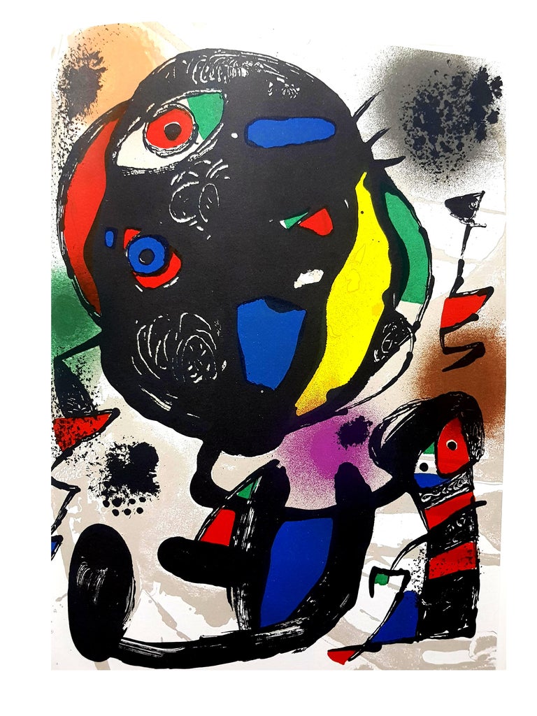 Joan Miró - Joan Miro - Original Abstract Lithograph For Sale at 1stDibs