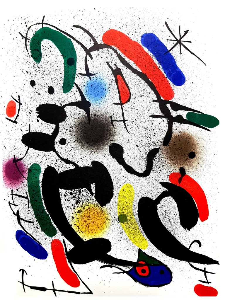 Joan Miró - Joan Miro - Original Abstract Lithograph For Sale at ...