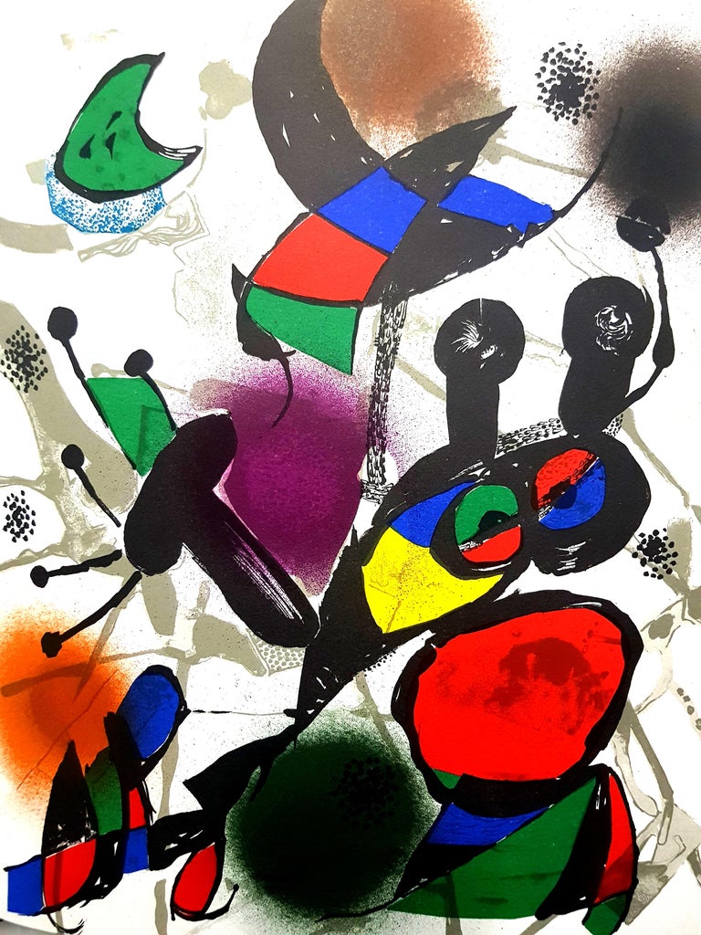 Joan Miró - Joan Miro - Original Abstract Lithograph from the book ...
