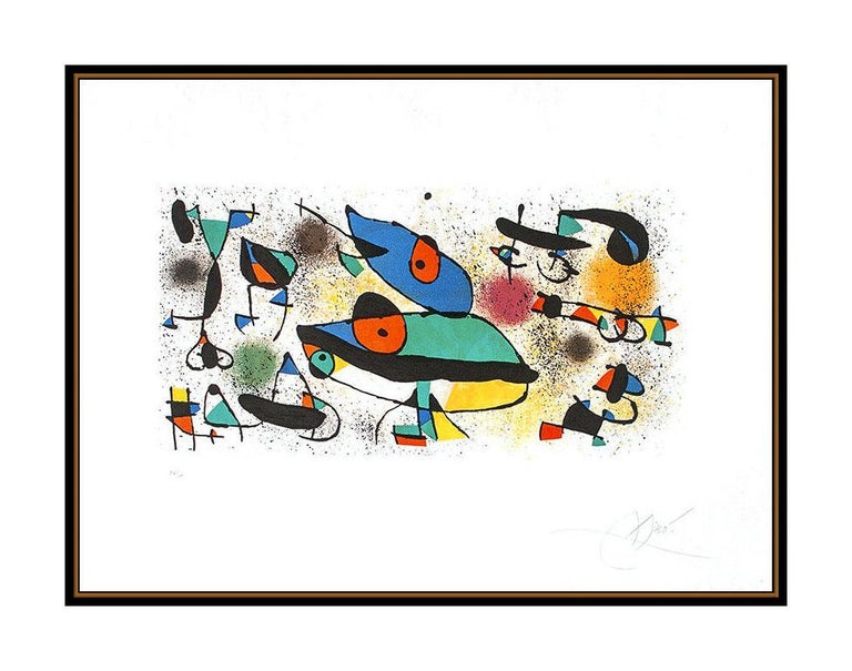 Joan Miró - Joan MIRO Original Color Lithograph Hand Signed and ...
