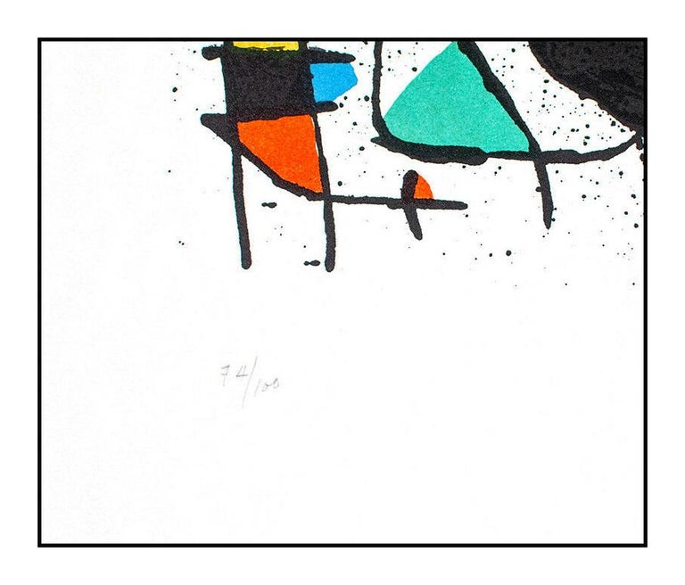Joan Miró - Joan MIRO Original Color Lithograph Hand Signed and ...