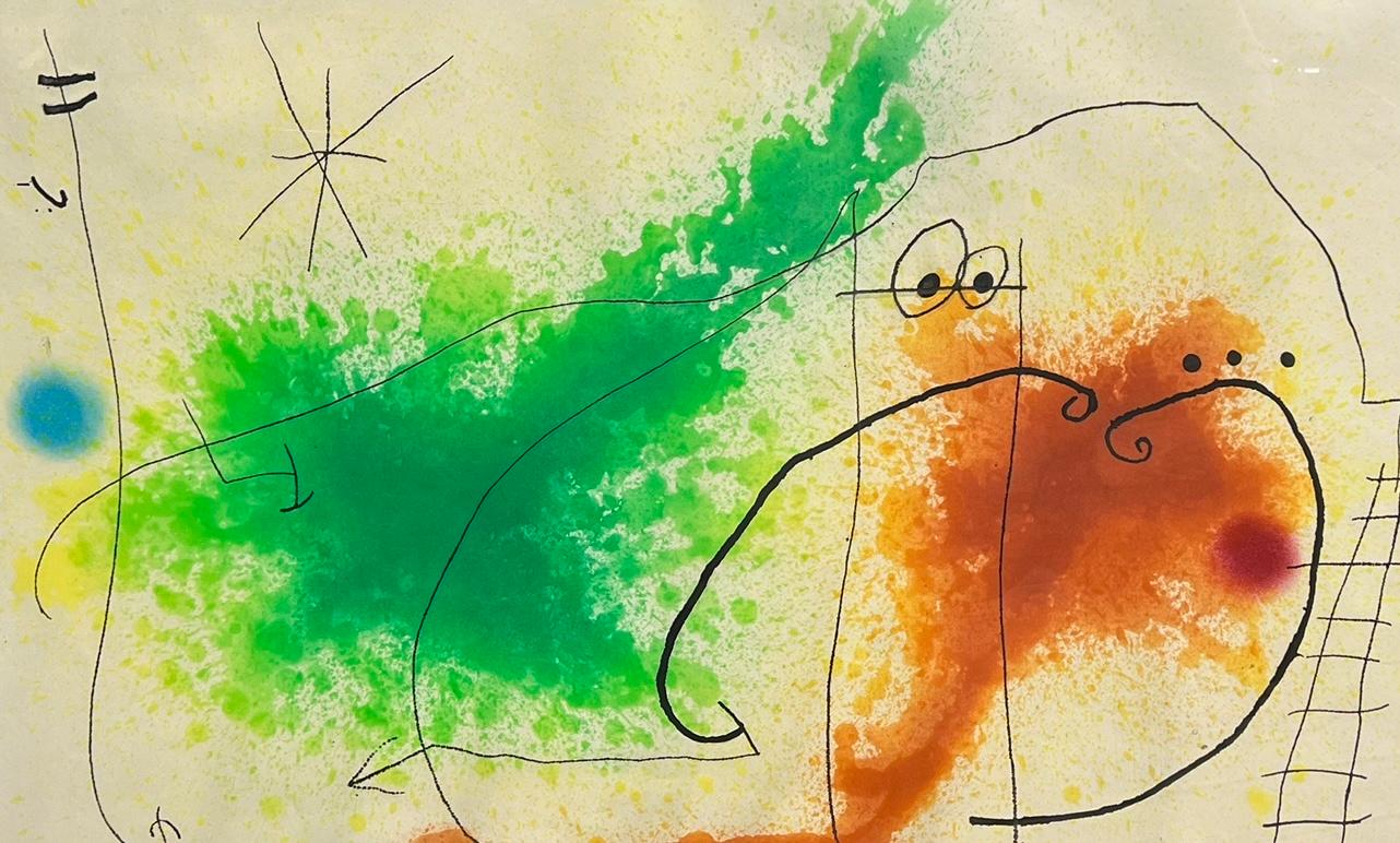Joan Miró - Joan Miró, Partie de Campagne IV Etching 1967 71/75 For ...
