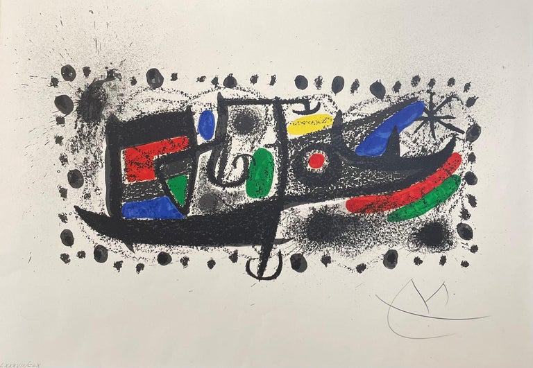 Joan Miró - Joan Miro, "und Katalonien," original lithograph, hand ...