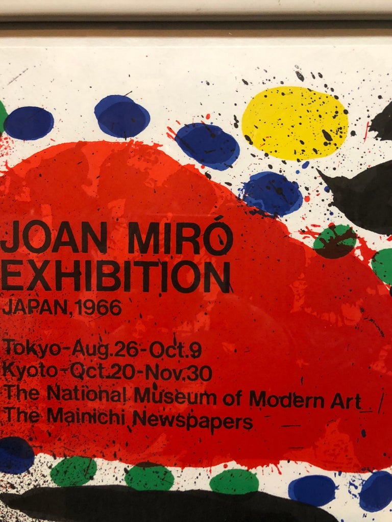 Joan Miró - Joan Miro Vintage 1966 Japanese Surrealist Lithograph Tokyo ...