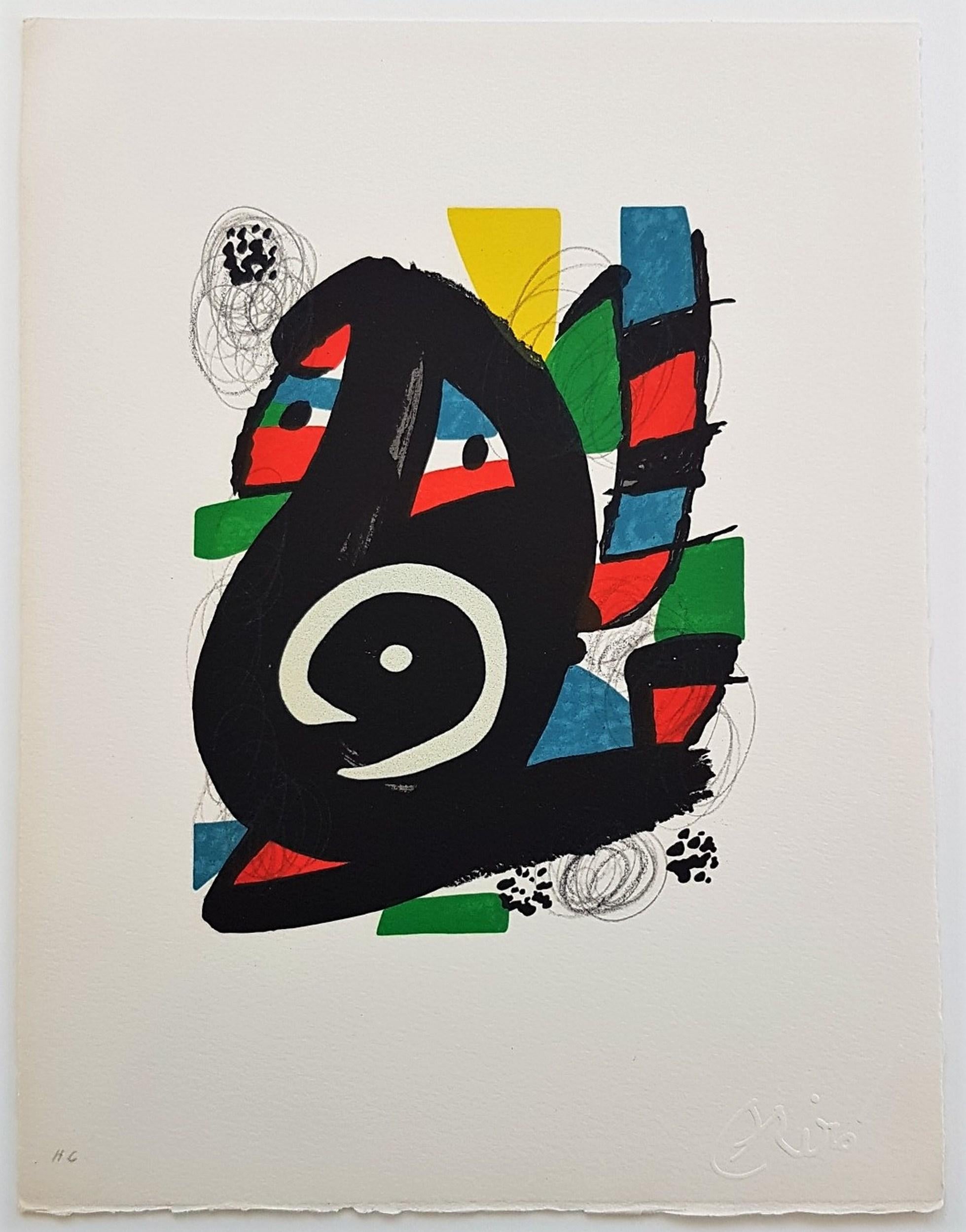 Joan Miró - For Alberti, For Spain - Etching by Joan Mirò - 1975 For ...