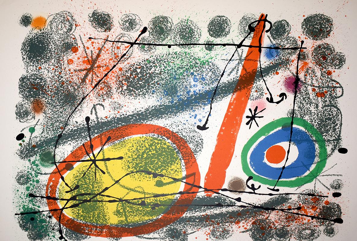 Joan Miró - Lithograph for the Boxes Exhibition - Spanish Surrealism ...
