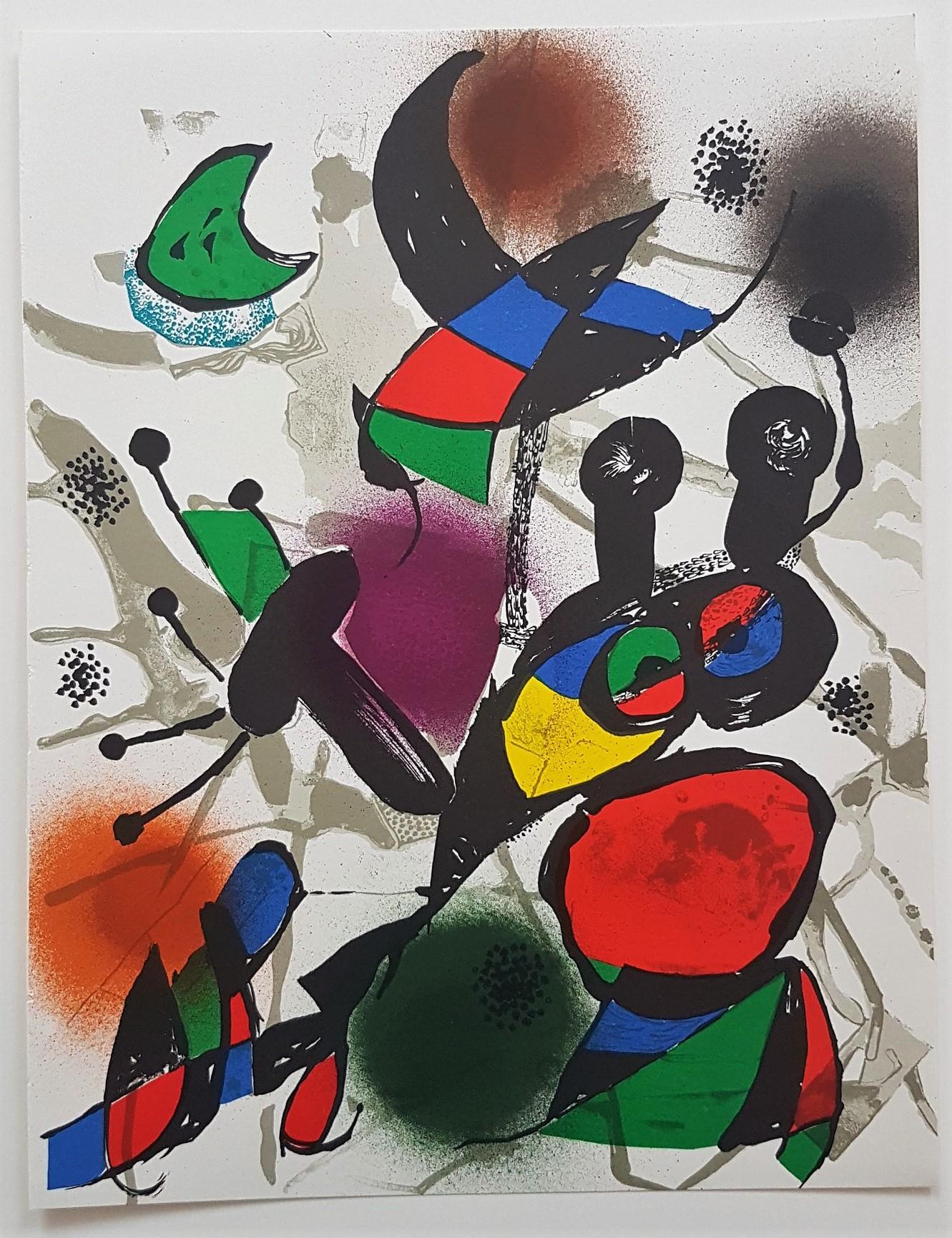 Joan Miró - Joan Miro - Peacock Feathers - Original Lithograph at 1stDibs