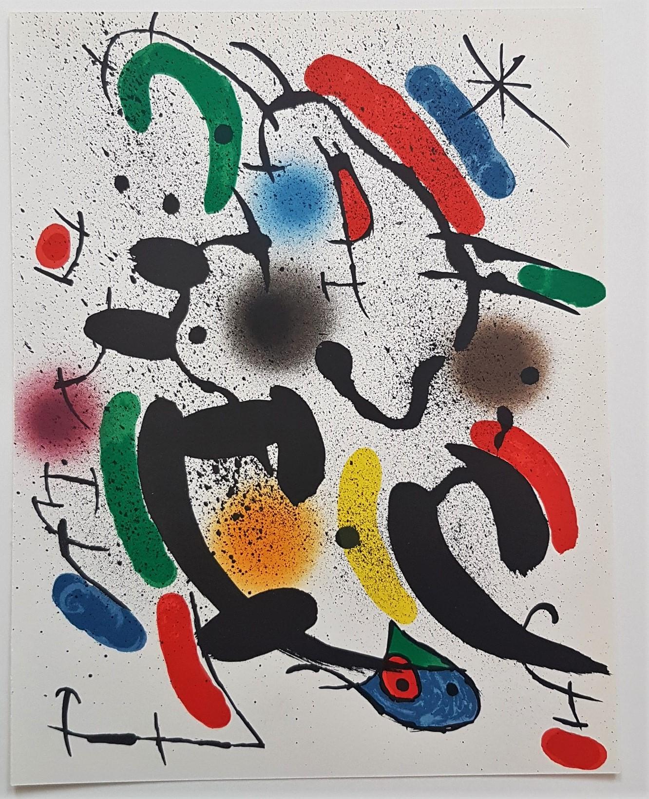 Joan Miró - Abstract Composition - Original Lithograph by J. Mirò ...