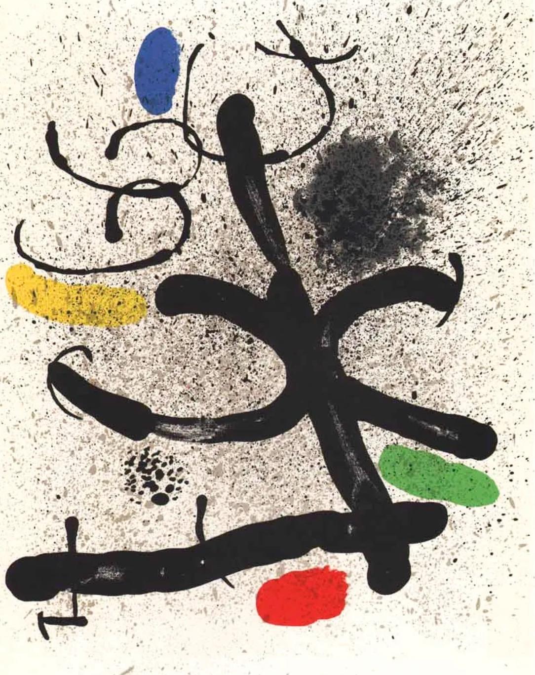Miro, Composition (Mourlot 1038), 1975 (after) For Sale at 1stDibs