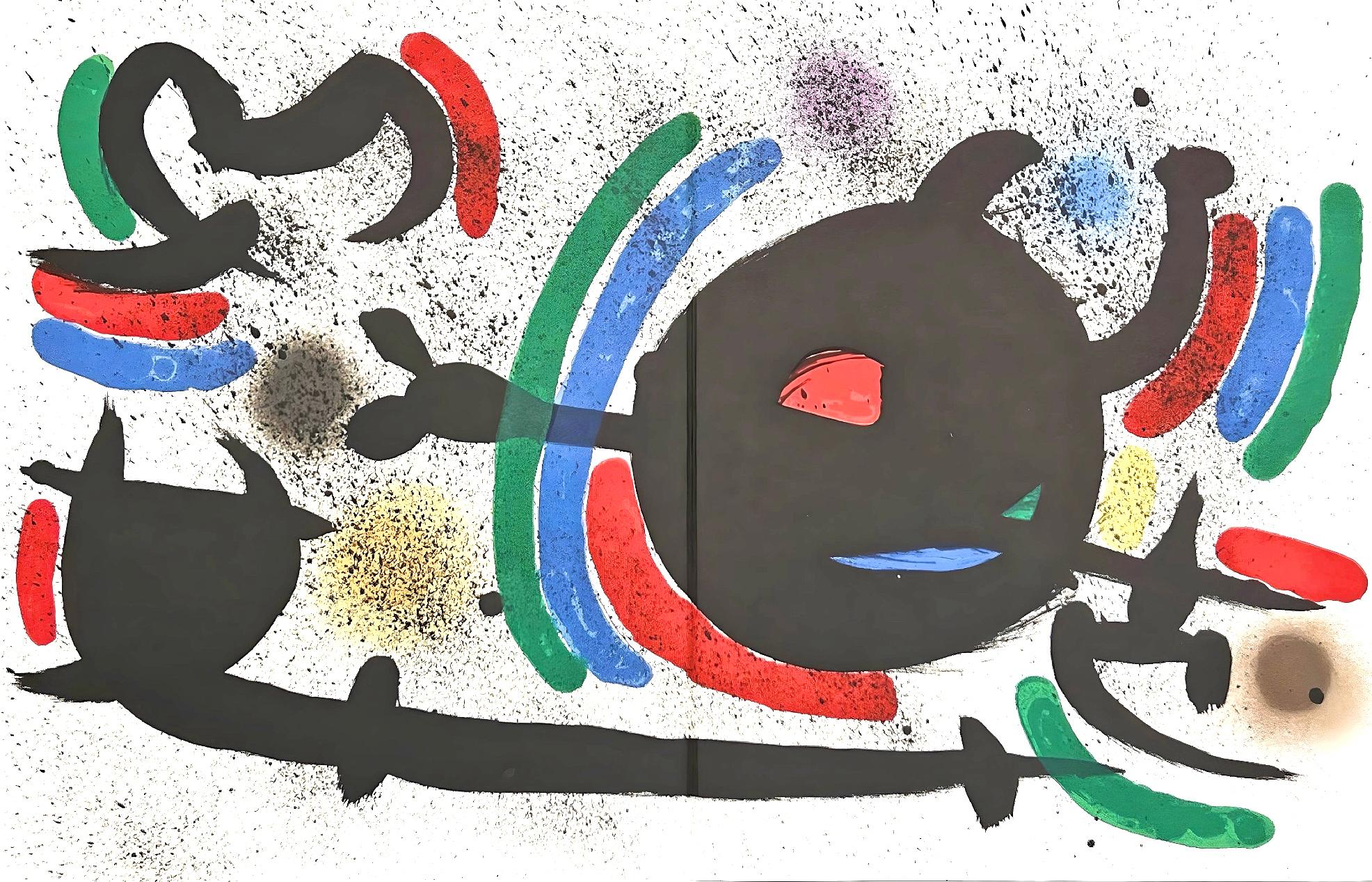 Miró, Litógrafia original X (Cramer 160; Mourlot 866), Litógrafo I ...