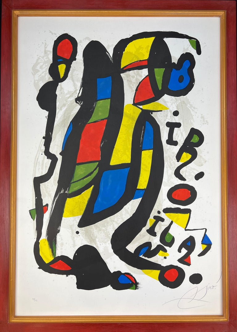 Joan Miró - Joan Miró - Miró Milano - hand-signed Lithograph on Arches ...