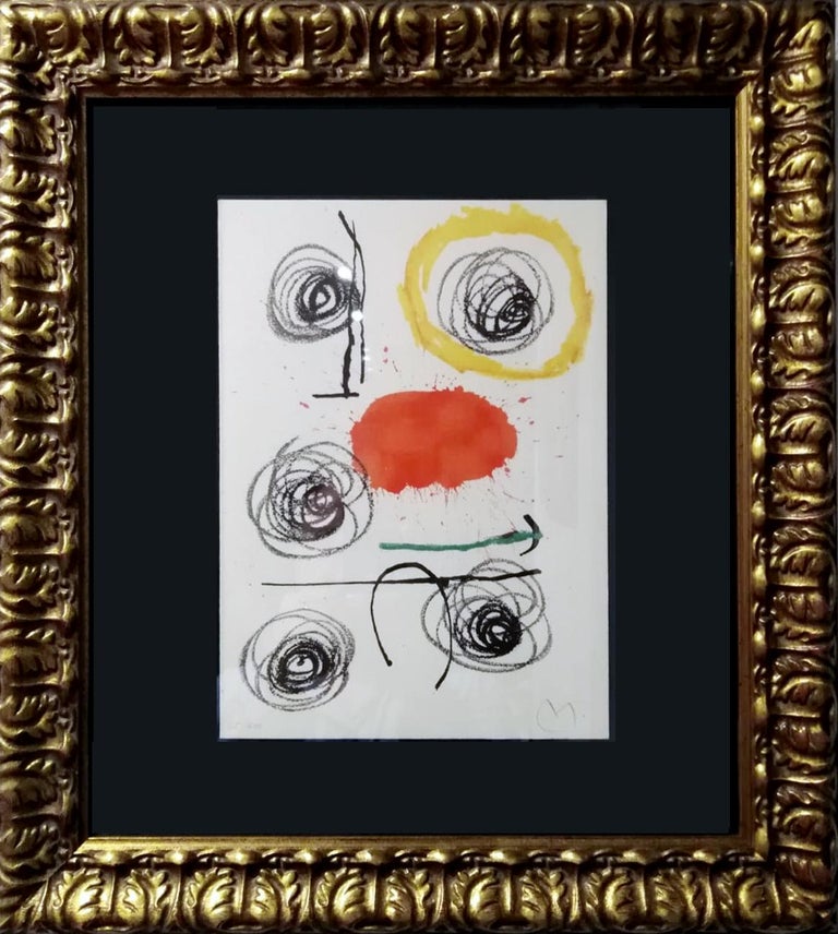 Joan Miró - Obra Inedita Recent IV, Joan Miró, 1964, Edition 100 ...