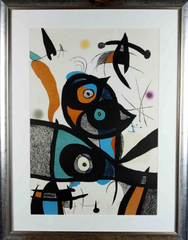 Joan Miró - Oda à Joan Mirò - Original Lithograph by J. Miró - 1973 at ...