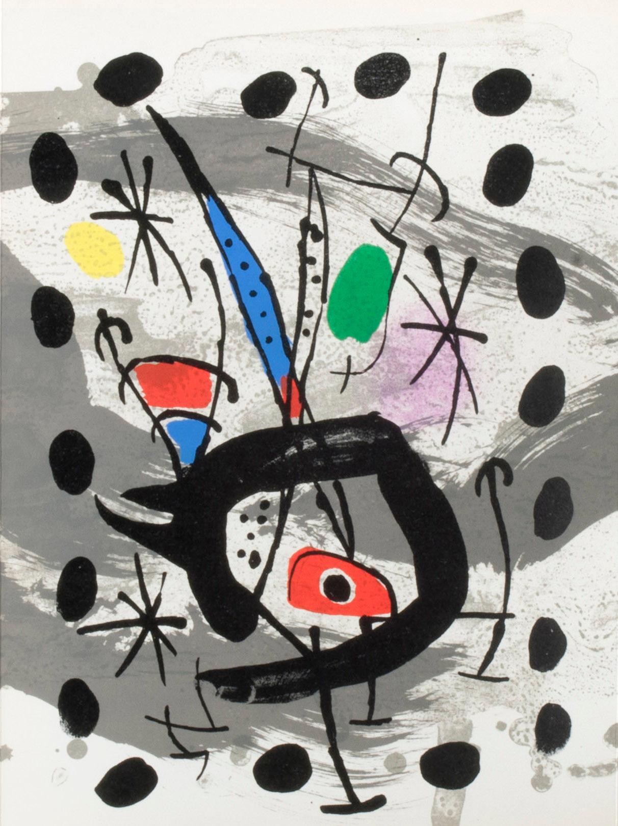 Joan Miró - Oiseau solaire, oiseau lunaire, etincelles (Solar Bird ...