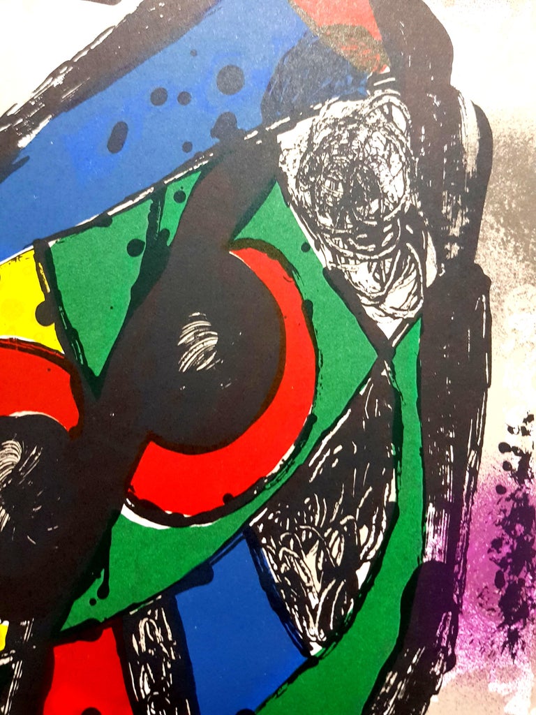 Joan Miró - Original Abstract Lithograph from "Lithographe IV" For Sale ...