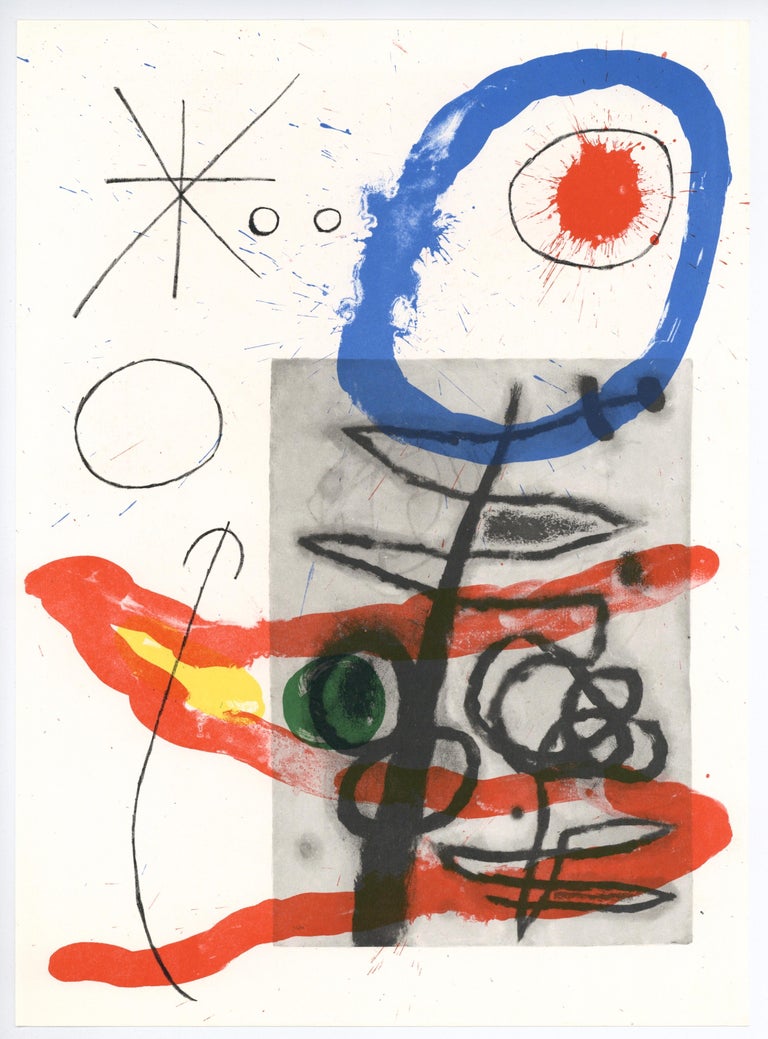 Joan Miró - original lithograph For Sale at 1stDibs
