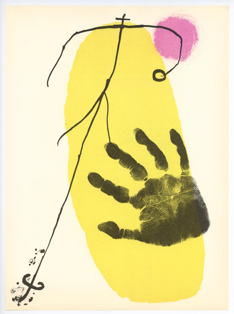 Joan Miró - original lithograph For Sale at 1stDibs