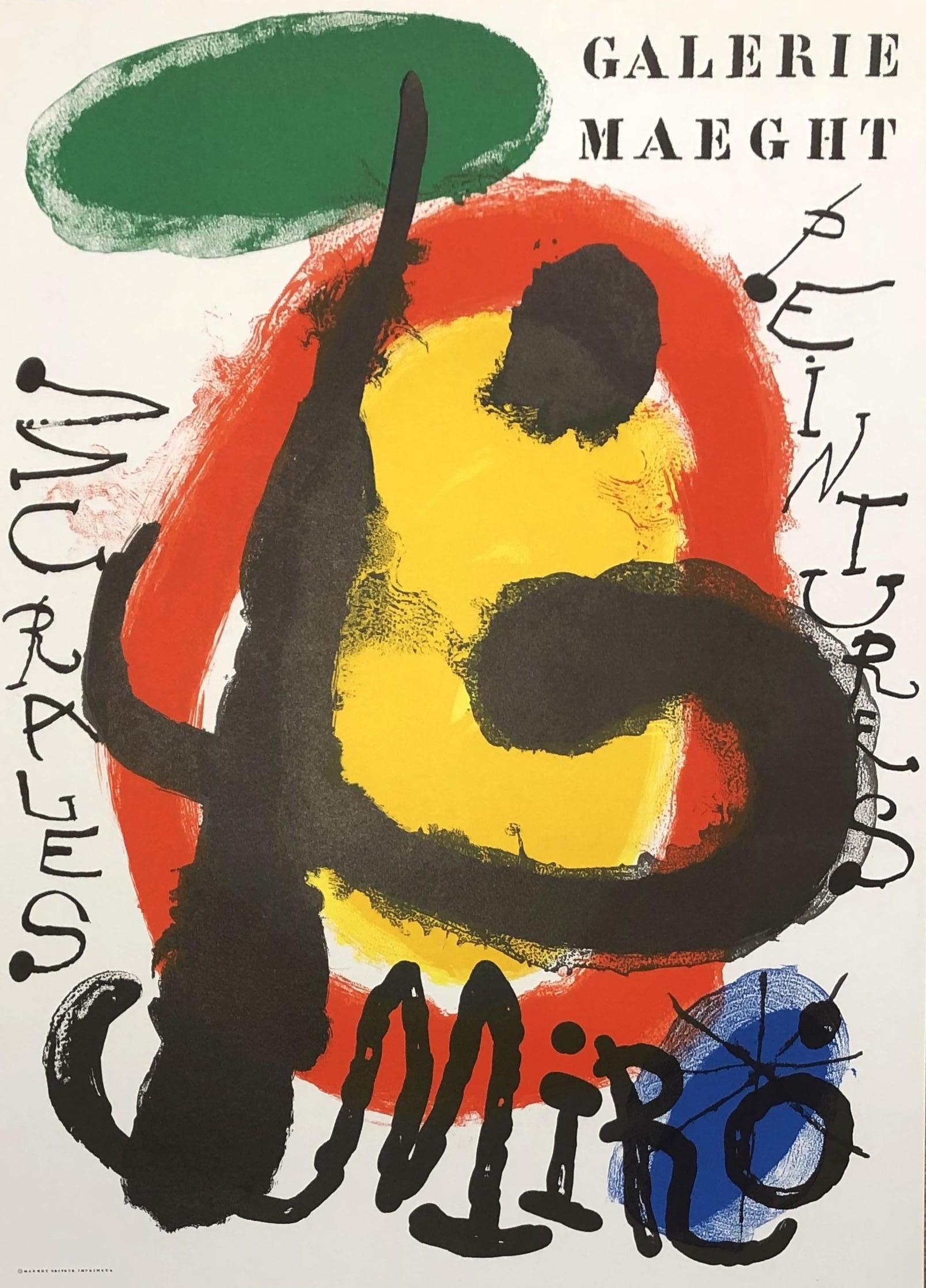 Joan Miró - Peintures Murales - Original Lithograph - Reference M227 ...