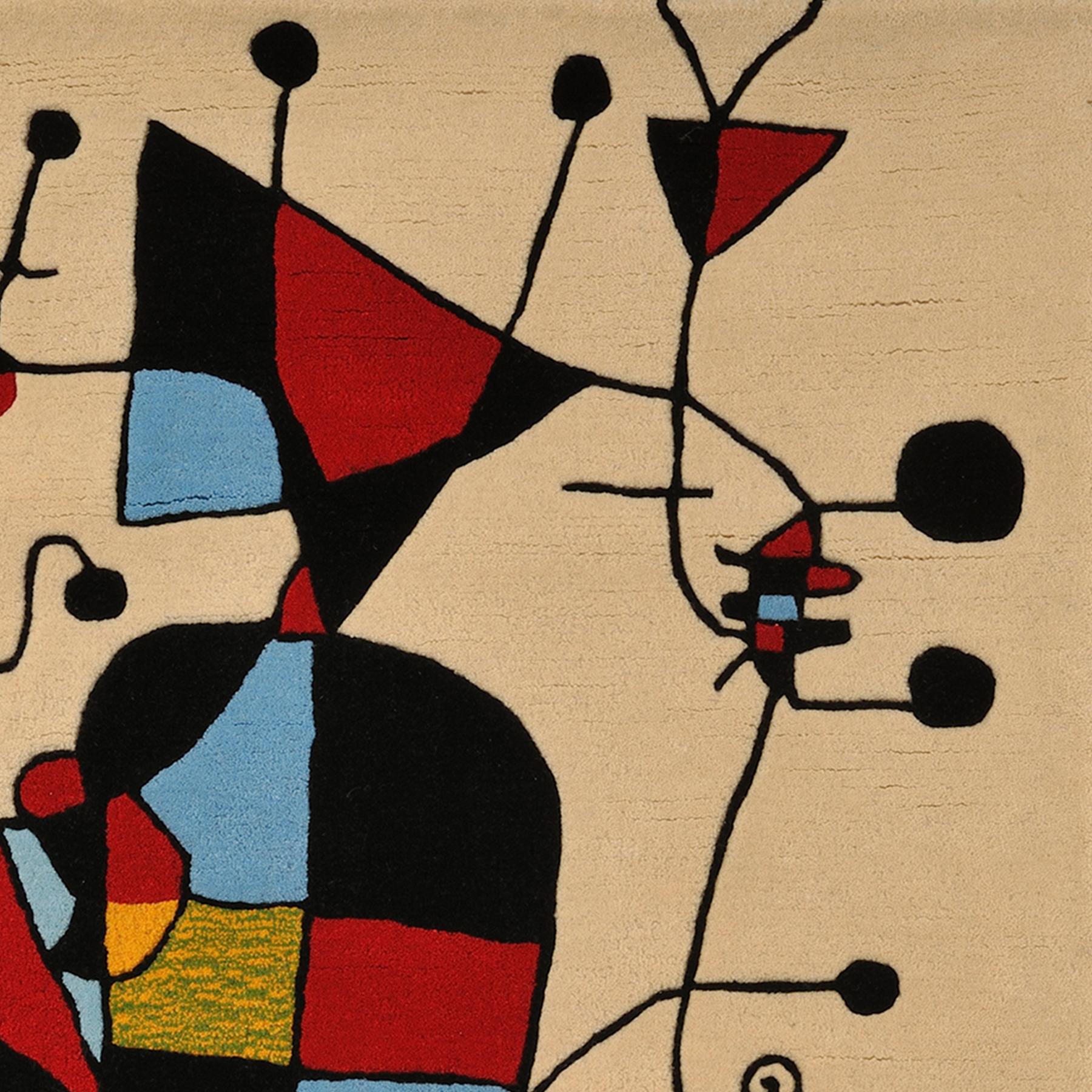 Joan Miró - Personnages et Chien devant le Soleil, Joan Miró, 1949 ...