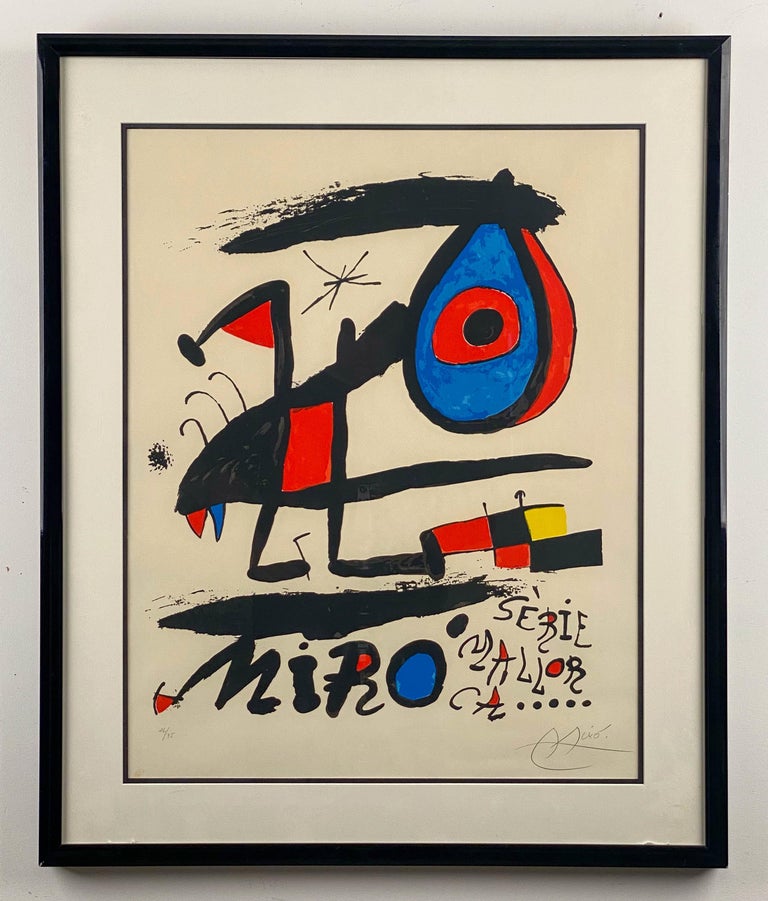 Joan Miró - Poster For The Exhibition Serie Mallorca For Sale at 1stDibs