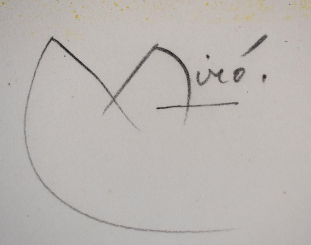 Joan Miró - Preface, from: 52 Affiches - Lithograph, Spanish Abstract ...