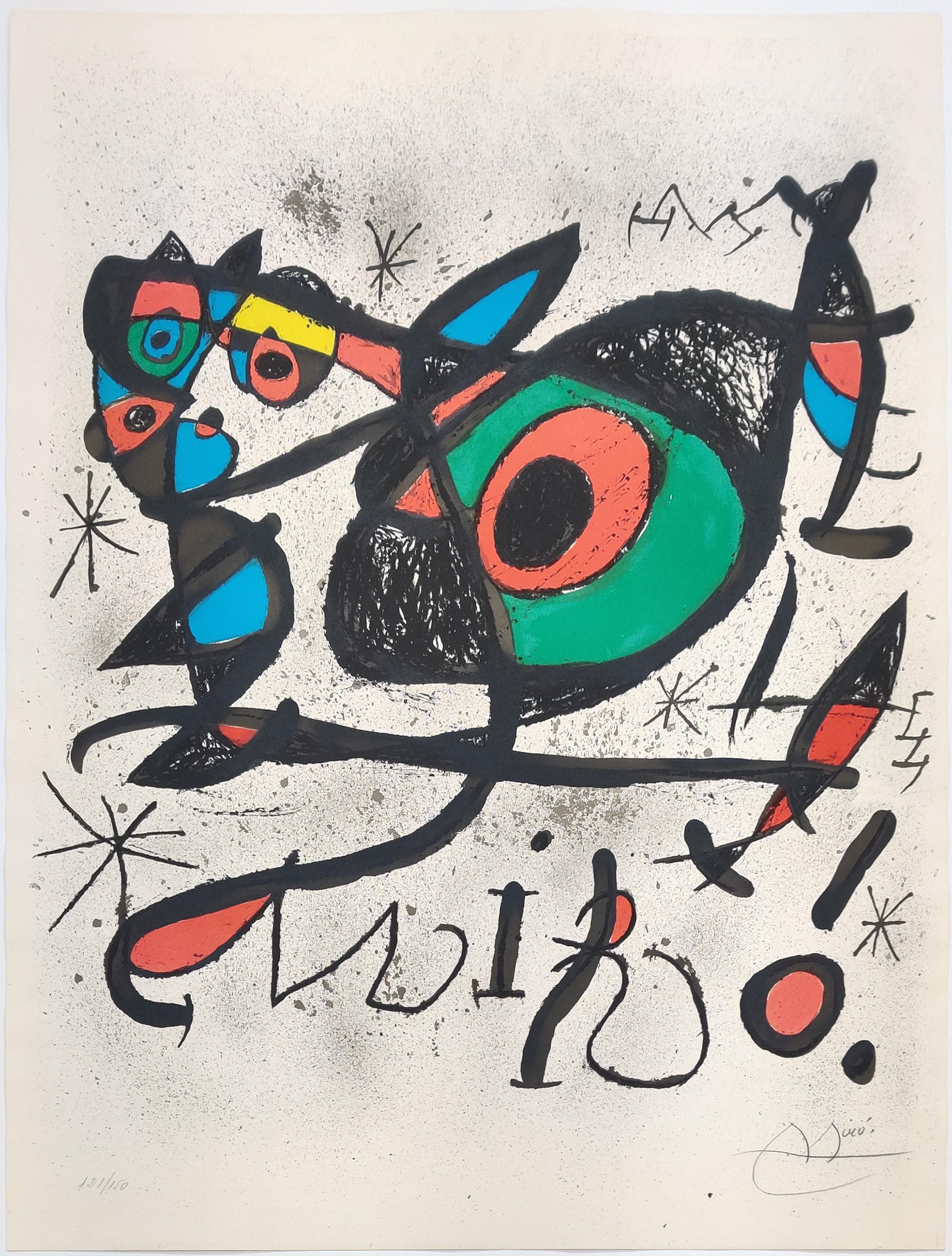 Joan Miró - Ceramic Mural Exhibition Poster - Osaka, Japan, 1970 For ...