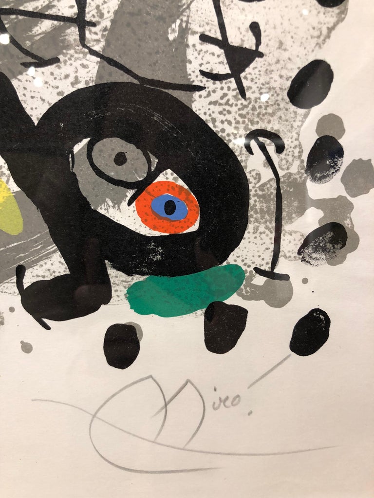 Joan Miró - Solar Bird, Lunar Bird, Sparks at 1stDibs