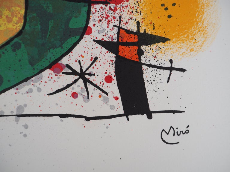 Joan Miró - Surrealist Animals - Original Lithograph Signed in the ...
