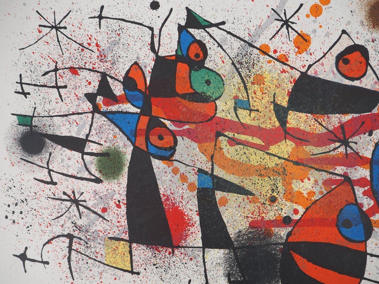 Joan Miró - Surrealist Animals - Original Lithograph Signed in the ...