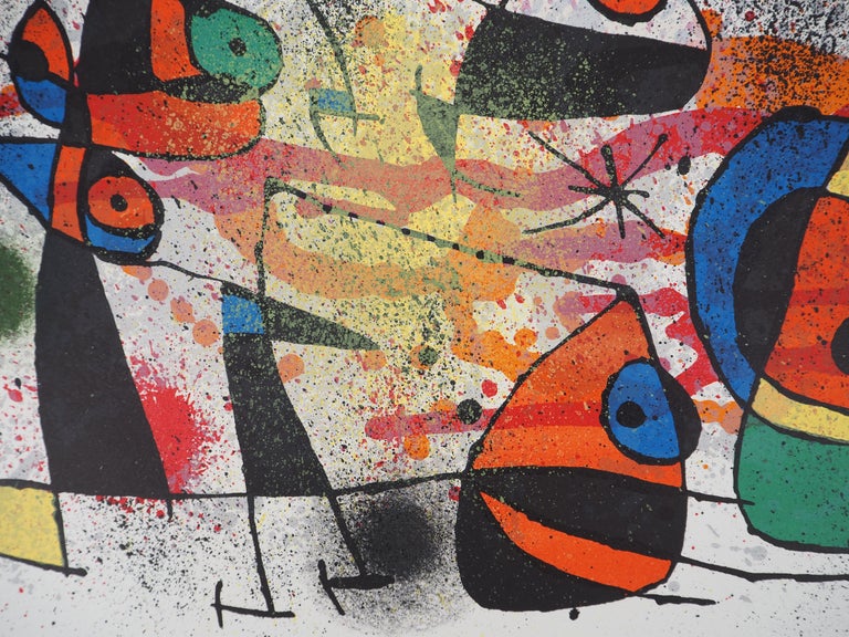 Joan Miró - Surrealist Animals - Original Lithograph Signed in the ...