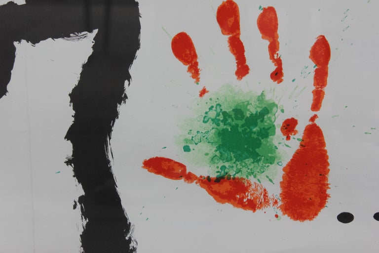 Joan Miró - "Two Hands" Abstract Expressionist Lithograph at 1stDibs