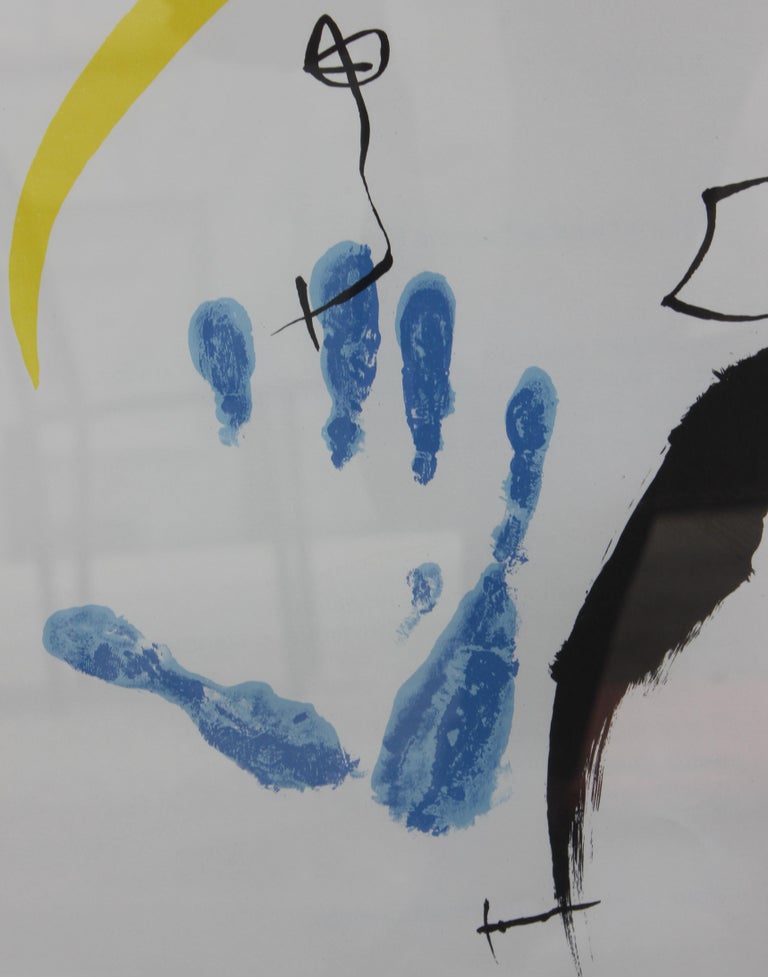 Joan Miró - "Two Hands" Abstract Expressionist Lithograph at 1stDibs