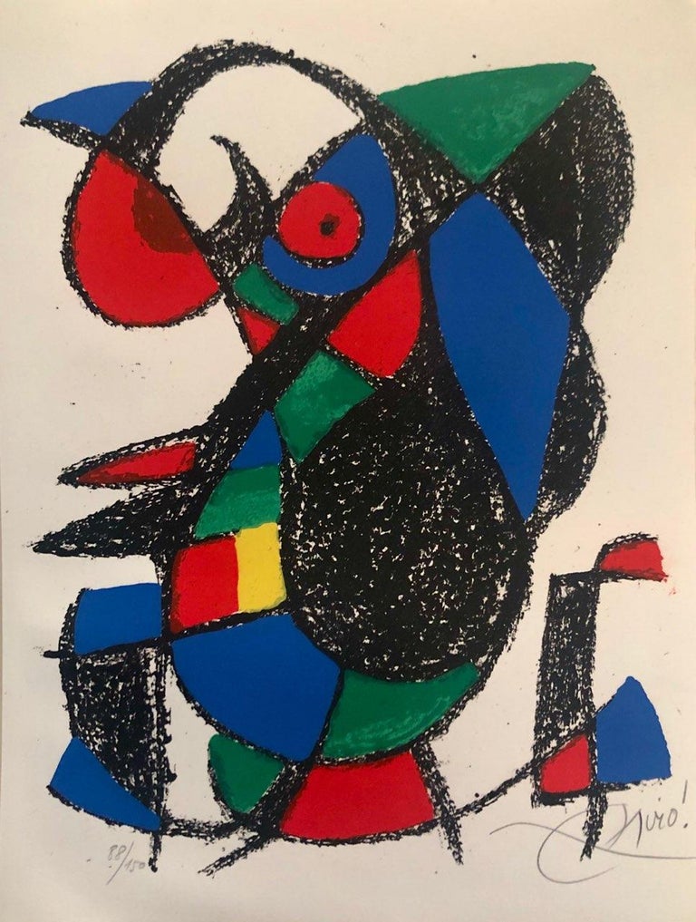 Joan Miró - Untitled, Hand-Signed Original Limited Edition Lithograph ...