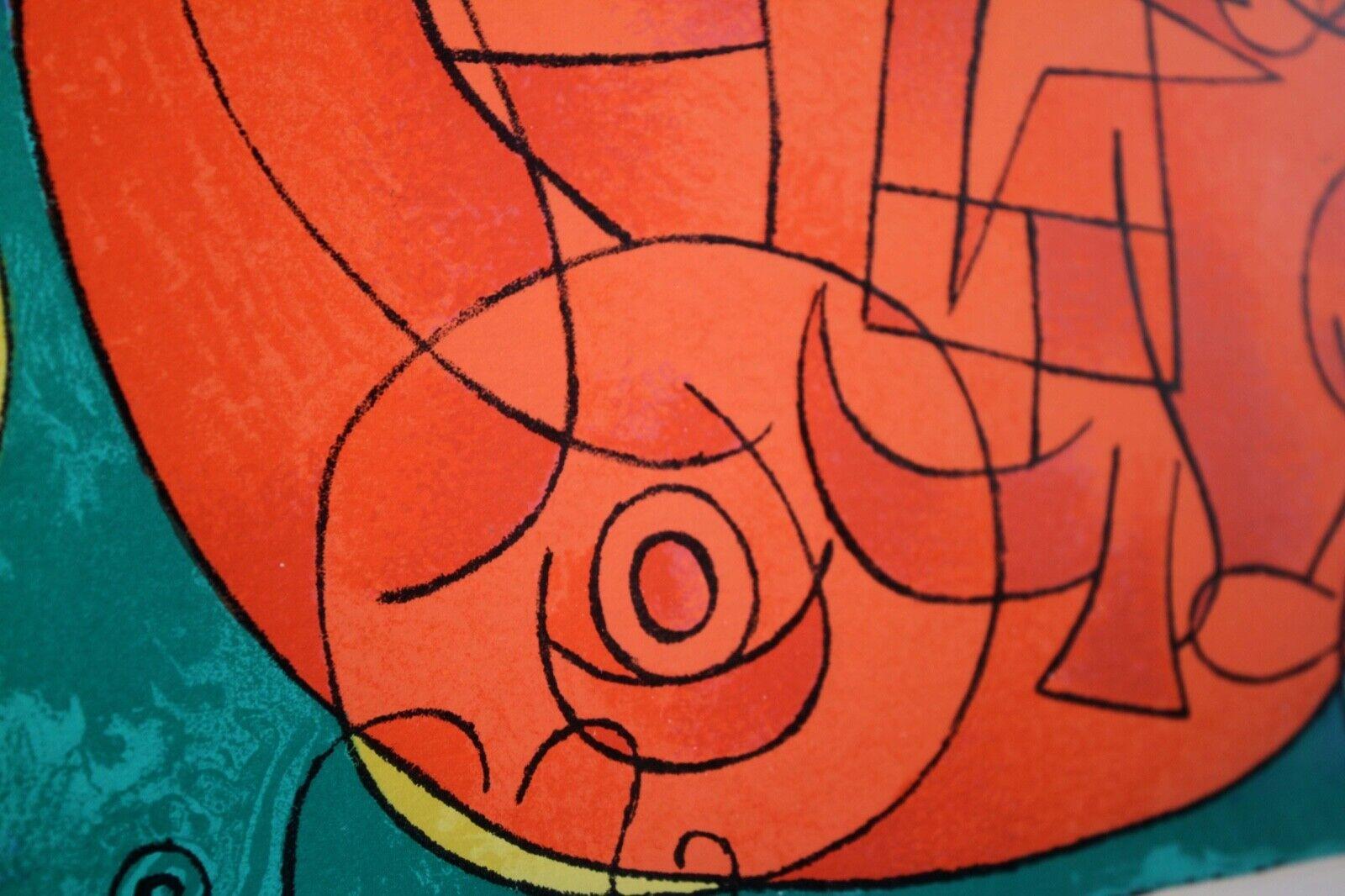 Joan Miro Signed Chez Le Roi De Pologne 1966 Lithograph on Paper 28/75 ...
