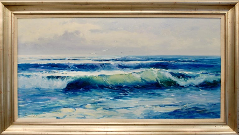 Joan Segrelles - Sea Wave Seascape For Sale at 1stDibs