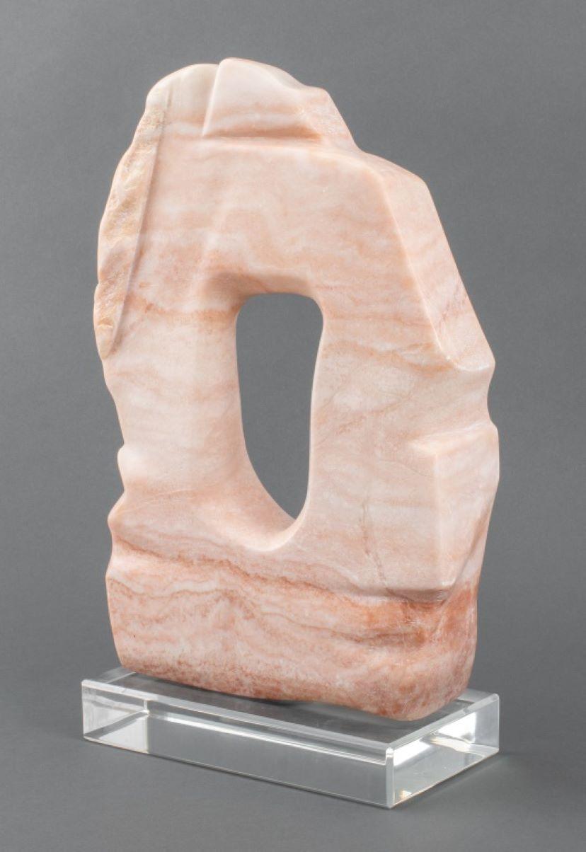 Joan Shapiro Modern Abstract Alabaster Sculpture For Sale at 1stDibs