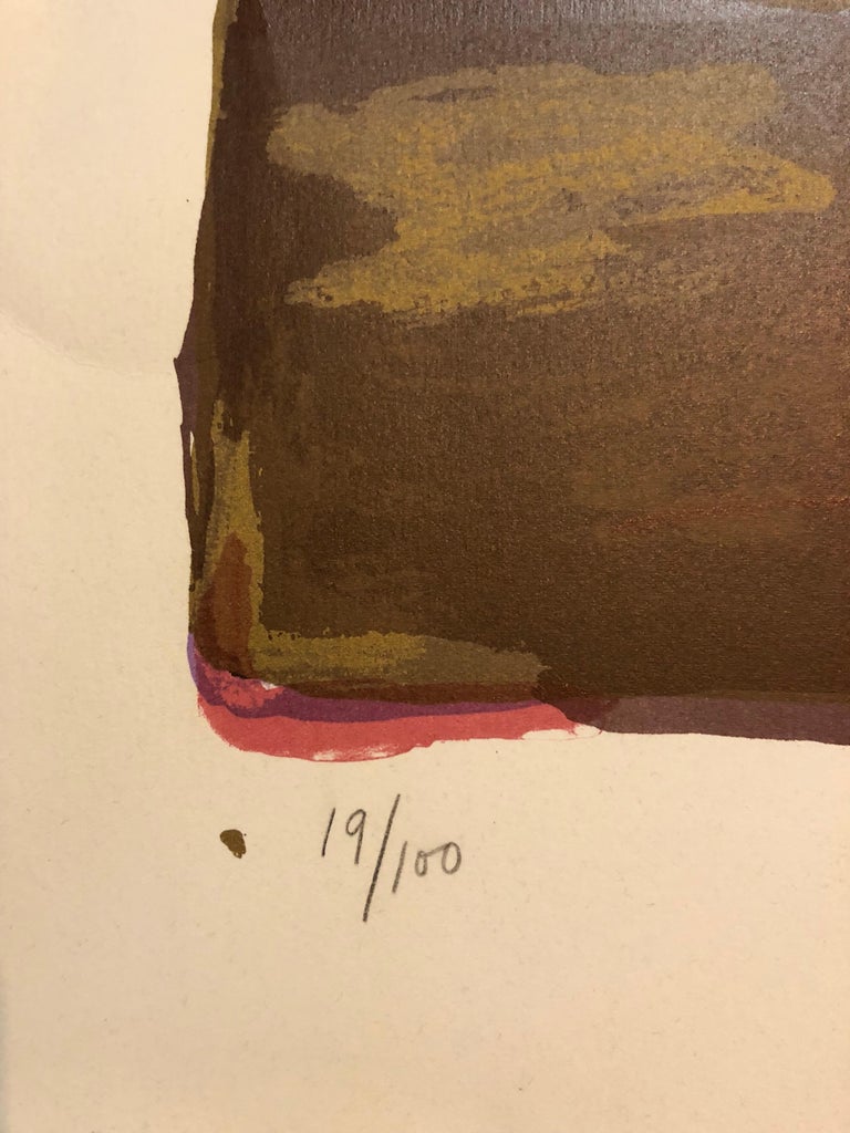 Joan Snyder - Large Abstract Expressionist Feminist Lithograph ...