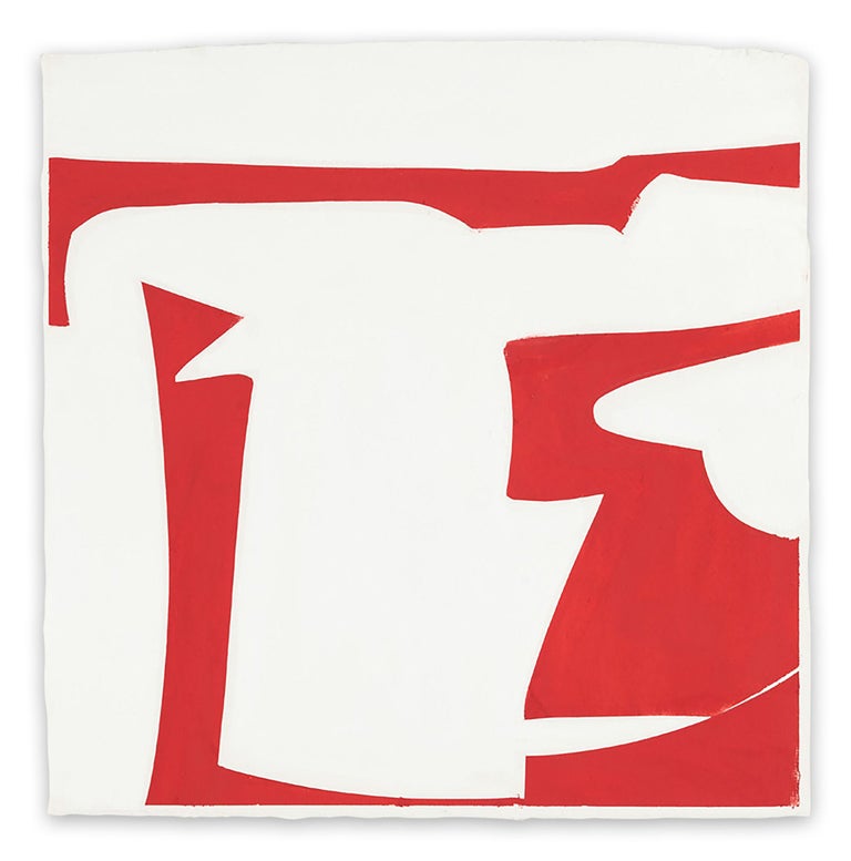 Joanne Freeman - Covers 13 Red 2 (Abstract Painting) For Sale at 1stDibs