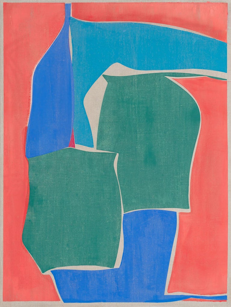 Joanne Freeman - Joanne Freeman "Hero 40a" - Geometric Abstract Oil ...