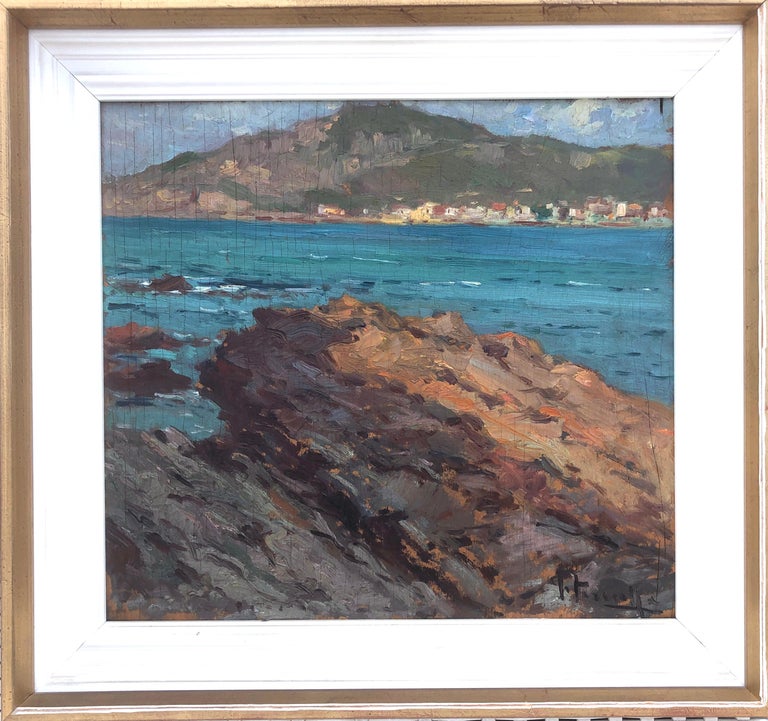 Joaquin Terruella Matilla - Spanish seascape oil on board painting ...