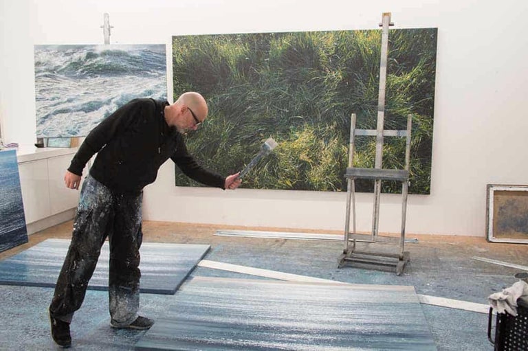 Jochen Hein - Reflexion seascape painting by German painter, Jochen ...