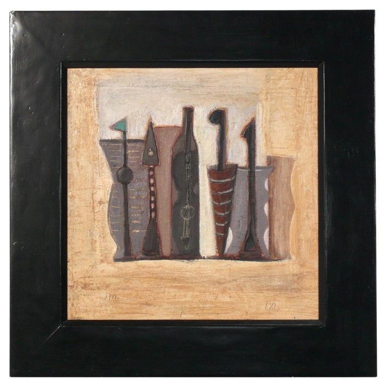 Jock Macinnes Abstract Still Life Oil Painting For Sale at 1stDibs
