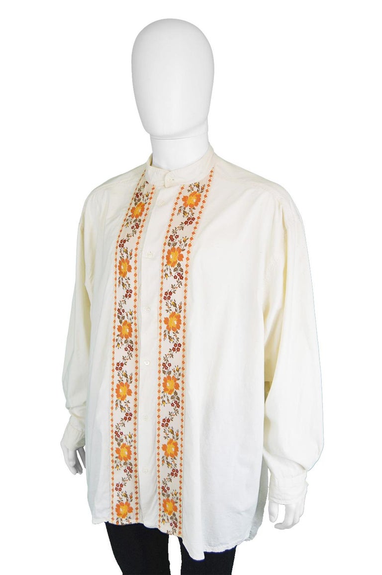 Joe Casely-Hayford Vintage Men's Extreme Oversized Embroidered Tapestry ...